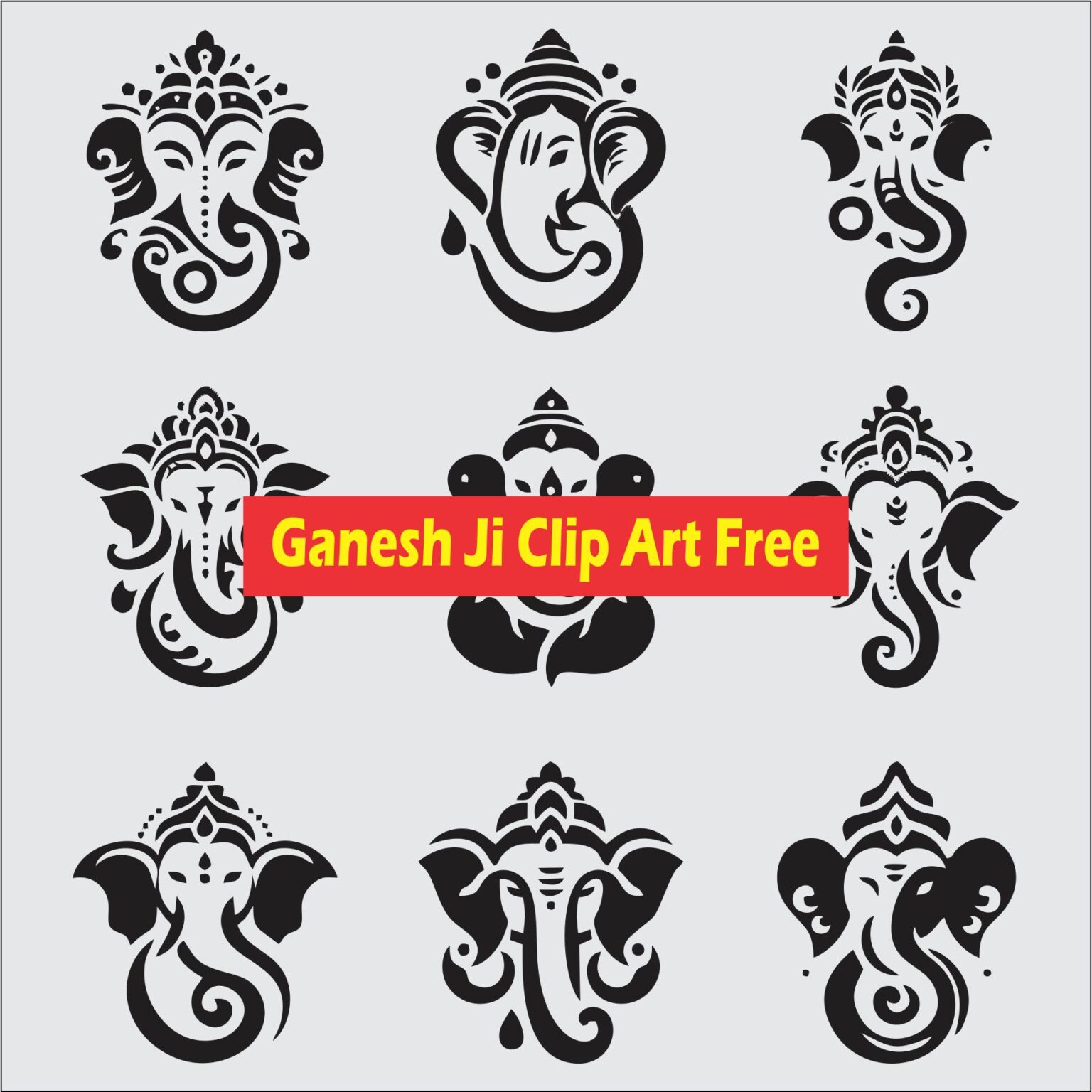 Ganesh Ji Clip art Cdr - KGA Graphics